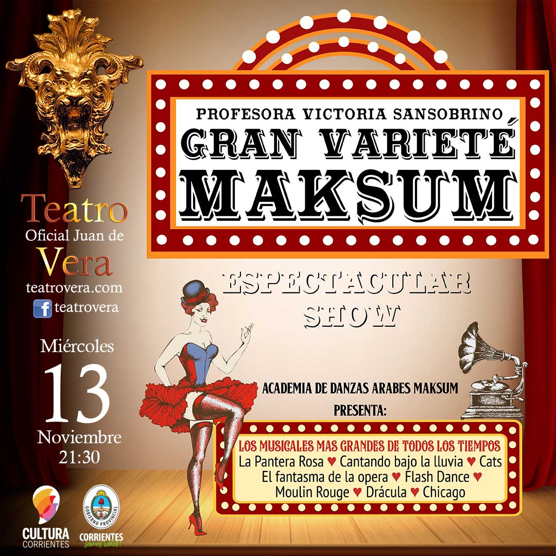 Academia de Danza Maksum presenta “Gran Varieté Maksum” - Teatro ...